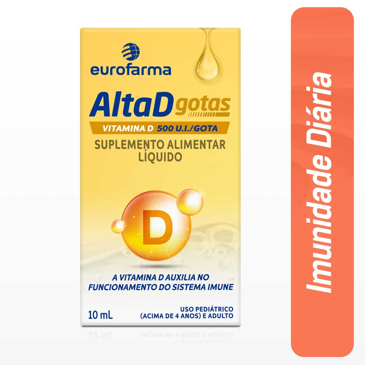 Vitamina D Alta D 500UI Gotas: preço, benefícios e onde comprar | Droga ...
