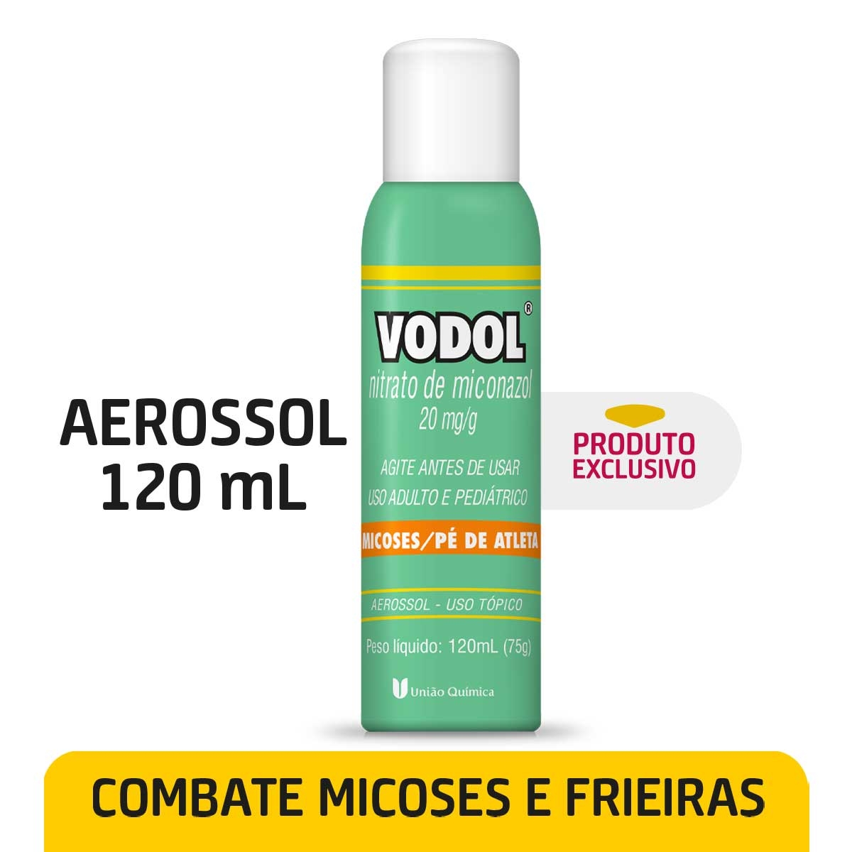 Vodol 20mg/g Aerossol 120ml | Droga Raia
