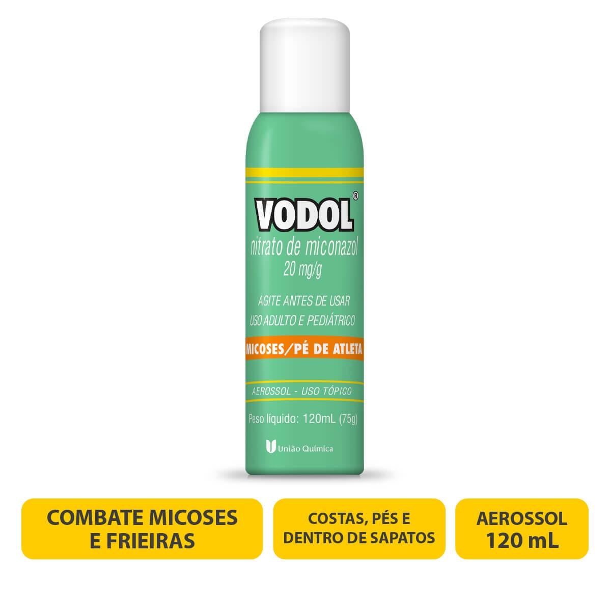 Vodol 20mg/g Aerossol 120ml | Droga Raia