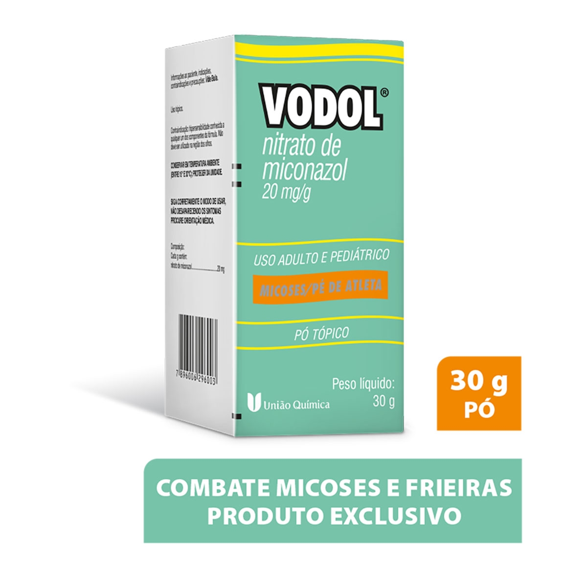 Vodol 20mg/g Pó Tópico 30g | Droga Raia