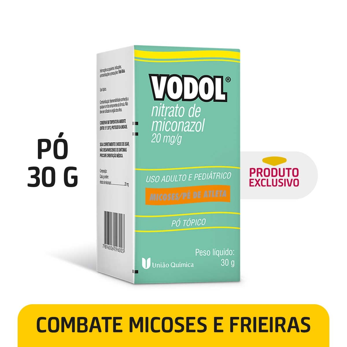 Vodol 20mg/g Pó Tópico com 30g | Droga Raia