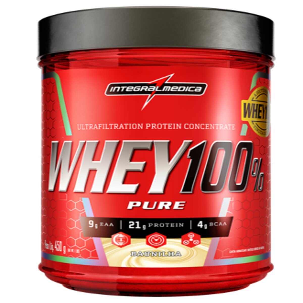 Whey Protein 100% Integralmedica Baunilha 450g: Melhor preço | Droga Raia