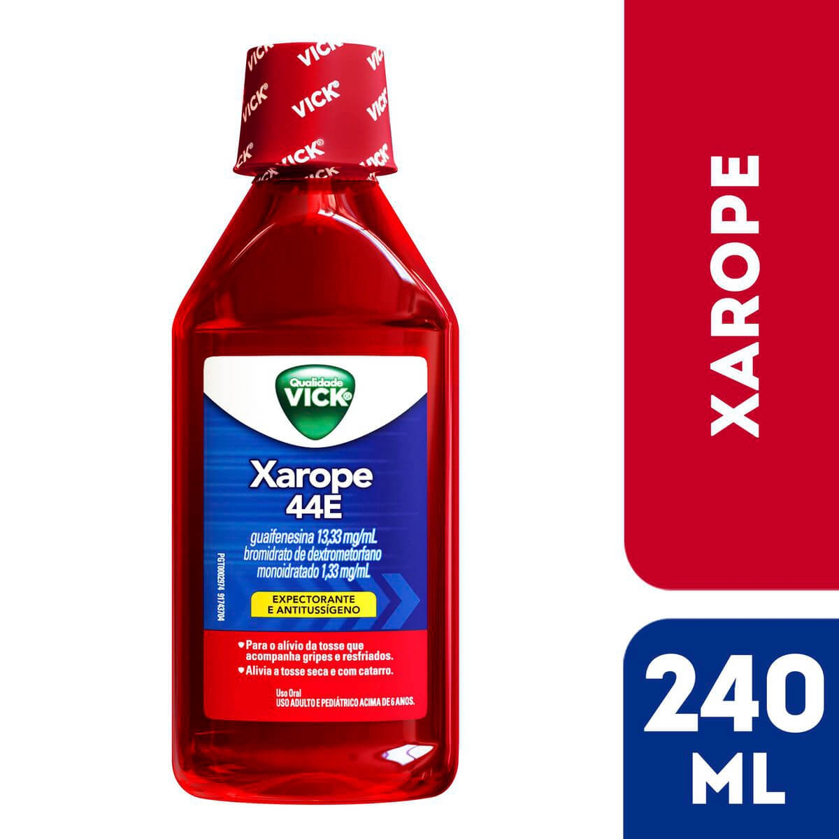 Xarope Vick 44E 240ml | Droga Raia
