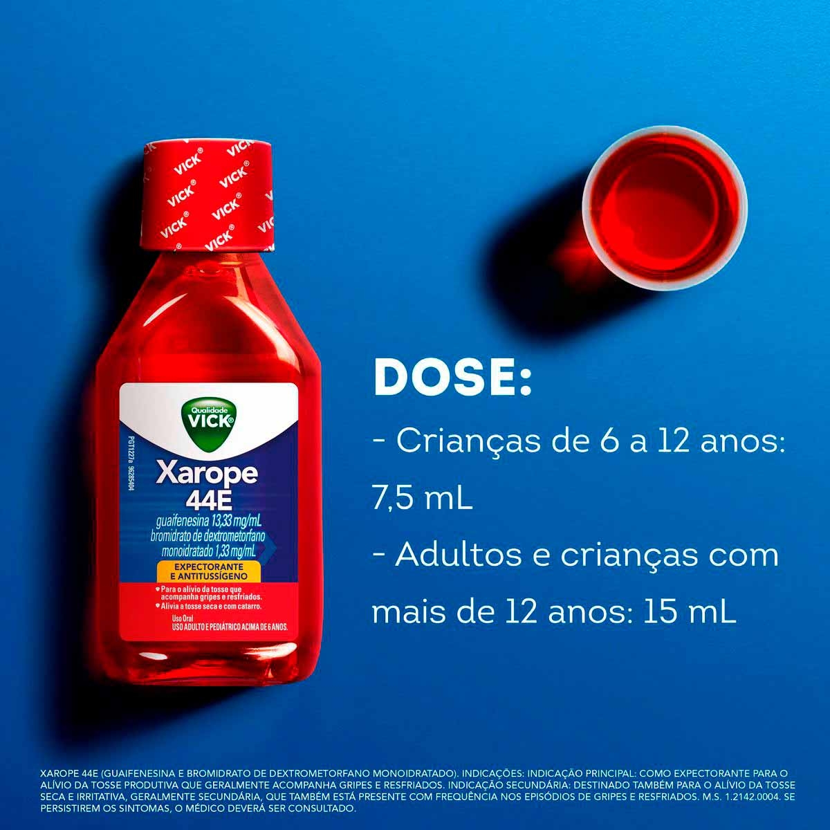 Xarope Vick 44E 240ml | Droga Raia