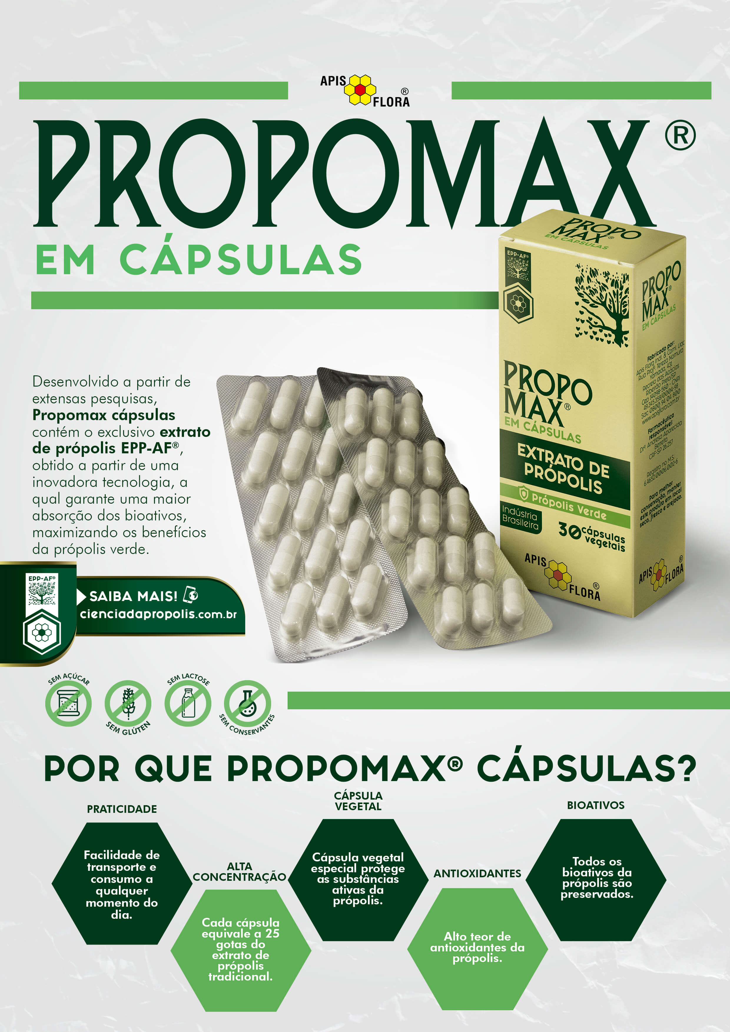 Extrato de Própolis Propomax com 30 cápsulas | Droga Raia
