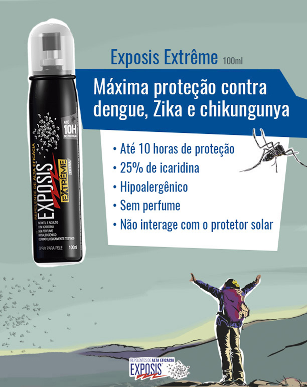 Repelente Exposis Extrême Spray Adulto e Infantil | Droga Raia