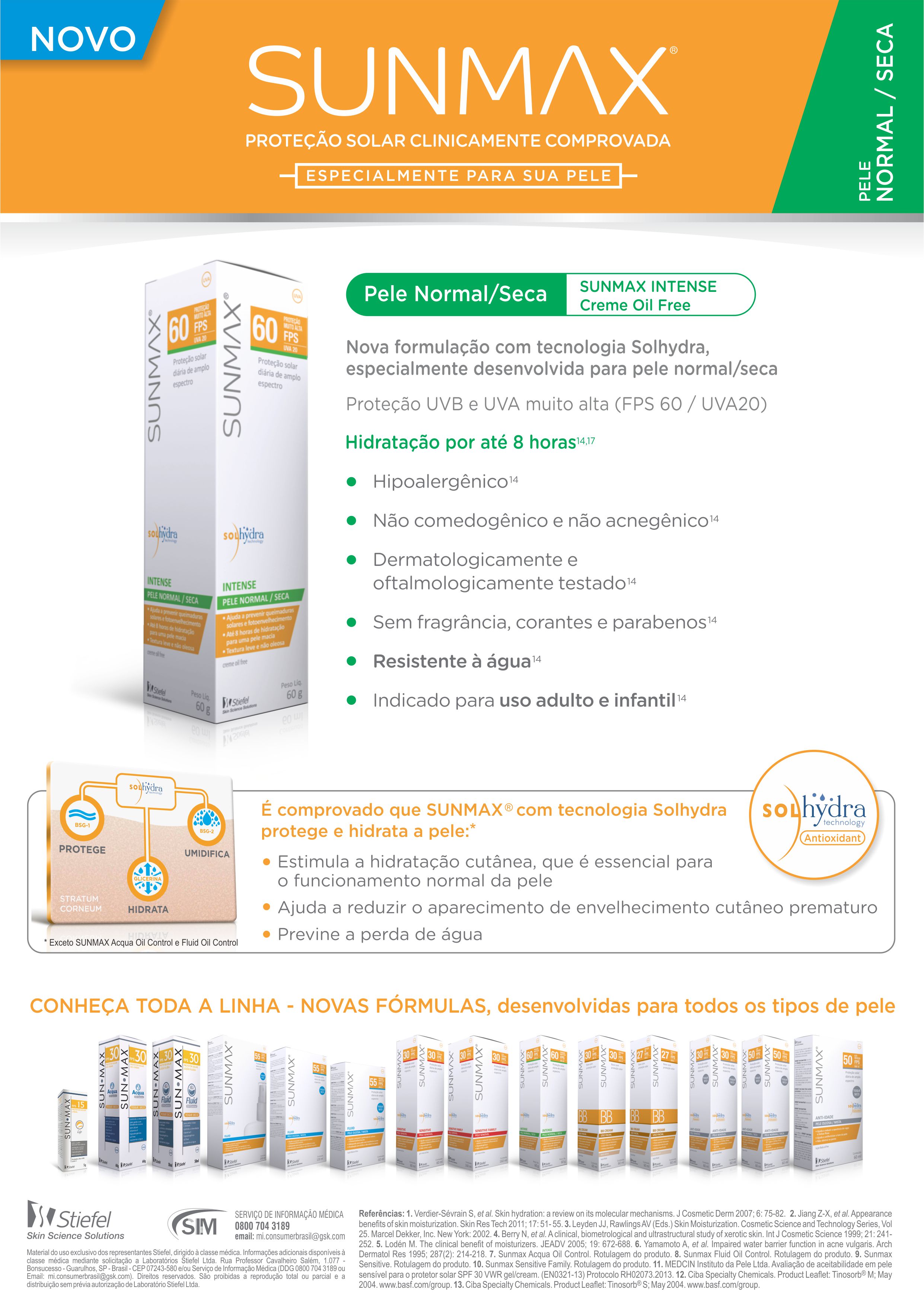 Protetor Solar Sunmax Intense FPS60 | Droga Raia